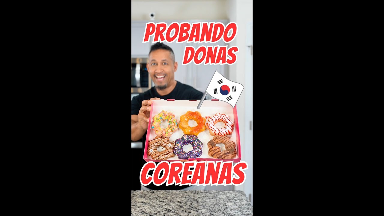Probando La Famosas Donas 🍩 Coreanas 🇰🇷 - YouTube