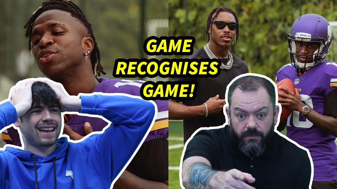 Justin Jefferson vs. Vini Jr. In Ultimate Skills Challenge! British ...