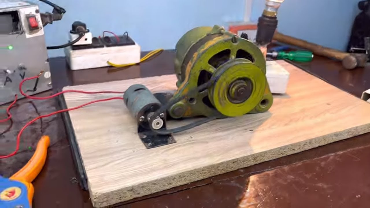 Generating a Generator from a Car Alternator Motor: A Comprehensive ...