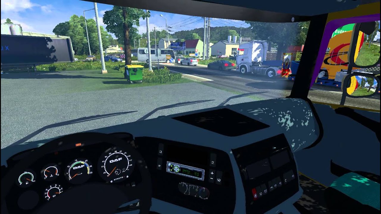Ets2 daf xf95 + interior - YouTube