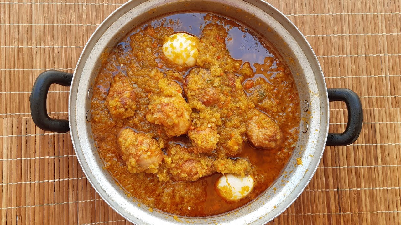 How To Cook AYAMASE stew With Vegetables Oil | Pepper Stew | Nigerian ...