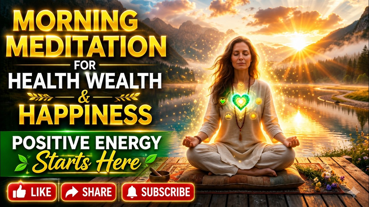 Morning Meditation for Positive Energy & Abundance | Guided Meditation ...