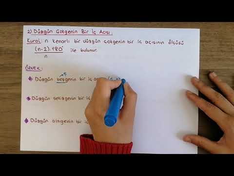 7. Sınıf Matematik | Çokgenler Konu Anlatımı | Düzgün Çokgen, Düzgün Çokgen Formülleri