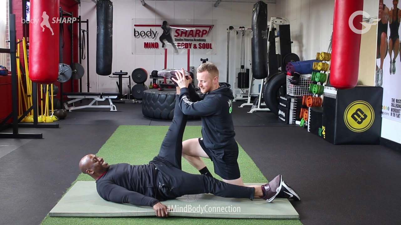 Hamstring Partner Stretch (PNF) - YouTube