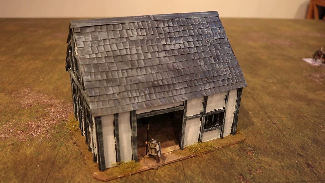 28mm medieval Stables - YouTube