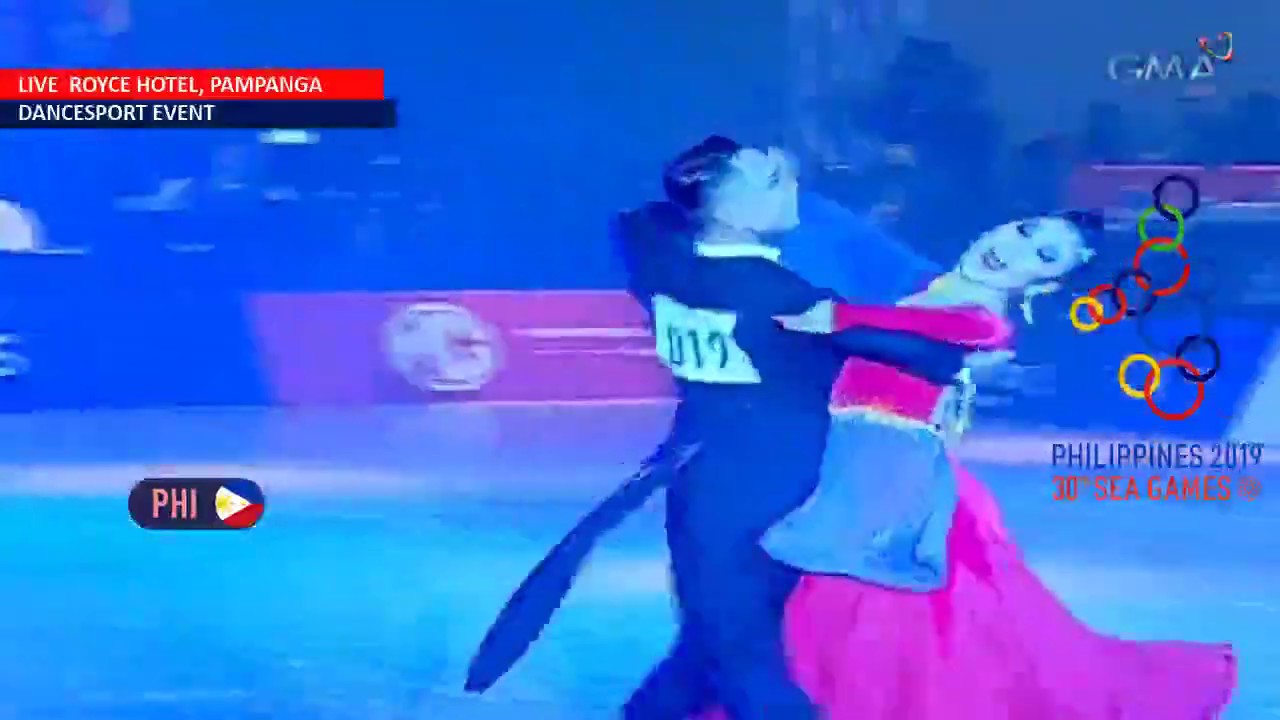 SEA Games 2019 - Single Dance Foxtrot — PH performance (Dancesport ...