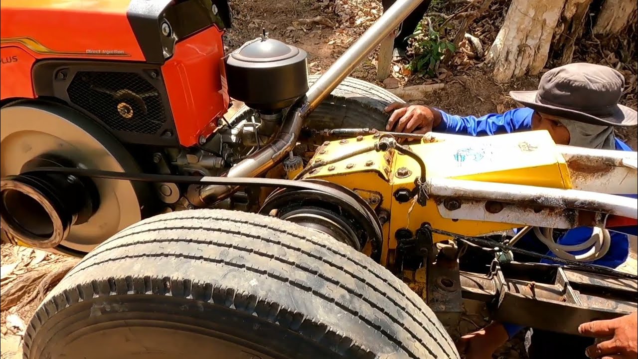 งานเข้า ZT 180‼️ขึ้นเนินหินน็อตยึดหน้าแป้นสลักขาด ต้องแก้ไขเฉพาะหน้าเอา ...