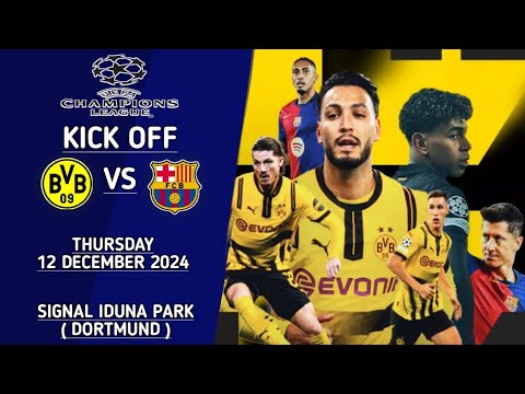 Dortmund Vs Barcelona | UEFA Champions League 2024 | Schedule Today ...