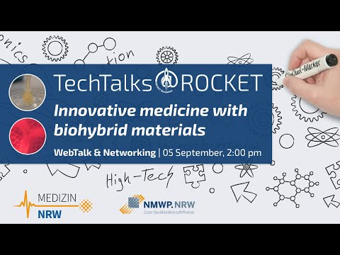 TechTalks@ROCKET “Innovative medicine with biohybrid materials” - YouTube