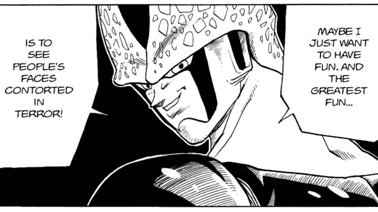 Cell Tells Trunks About The Cell Games! | DBZ MANGA DUB - YouTube