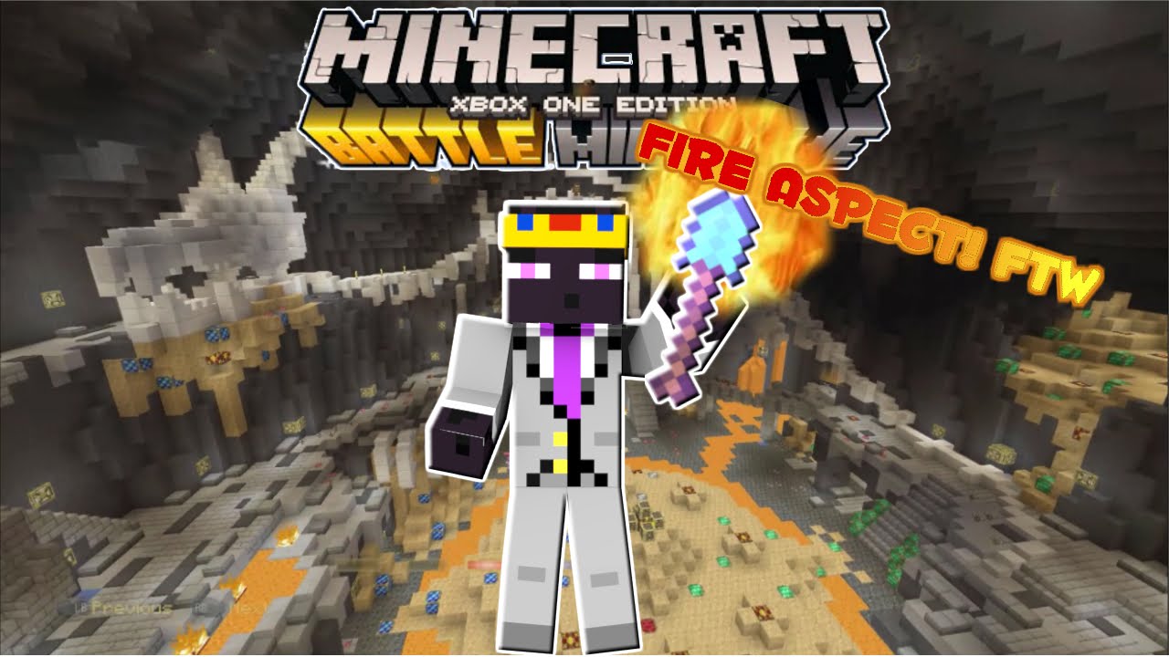Fire Aspect FTW | New! Minecraft Xbox Battle Mode 2v2 - YouTube