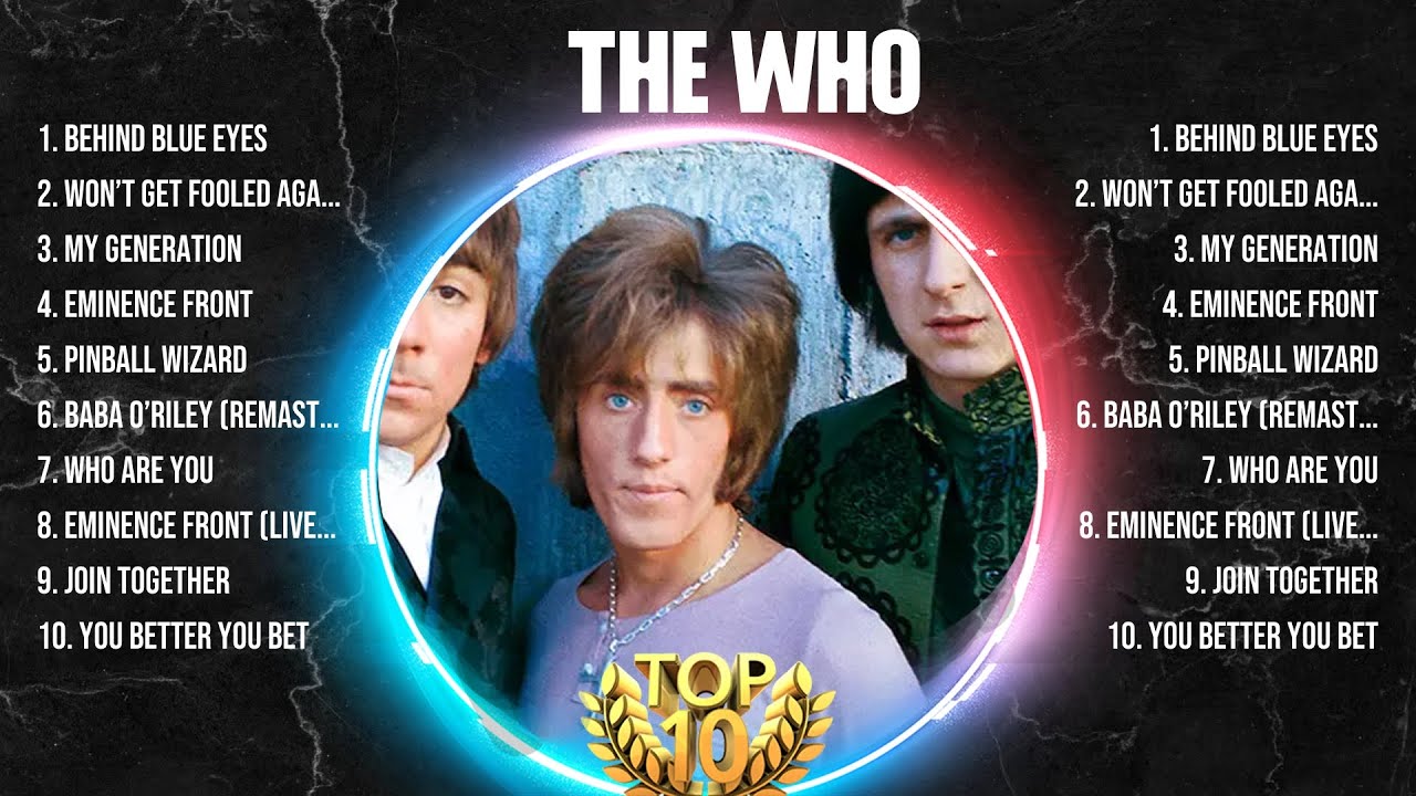 The Who Top Hits Popular Songs - Top 10 Song Collection - YouTube