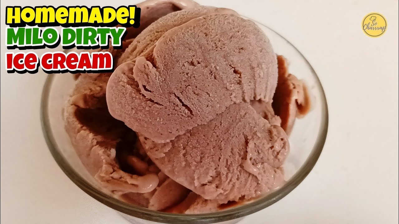 How To Make Homemade Ice Cream/Milo Ice Cream/No Condensed Milk//Easy ...