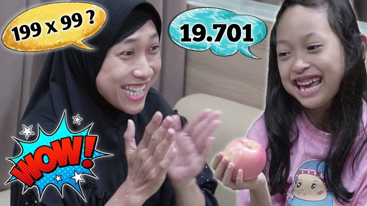 Aqilla Mendadak Jago Perkalian Ratusan 😄 Drama Parodi Aqilla's Diary - YouTube