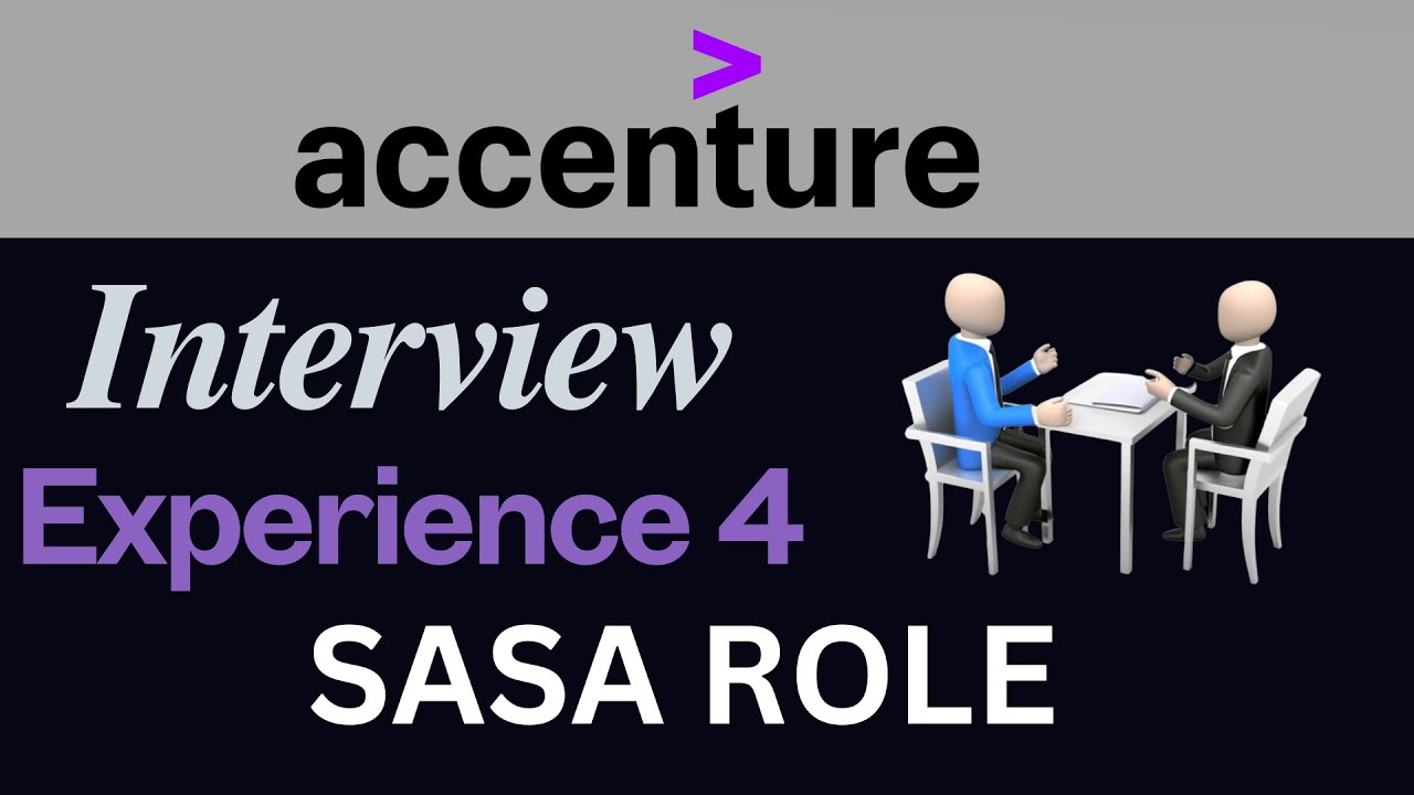 Accenture interview experience (SASA Role) | Interview experience 4 ...