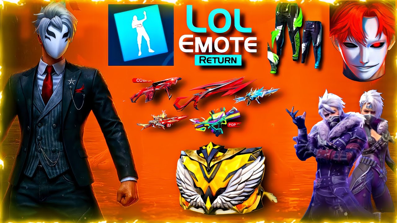 Lol Emote Return + Angelic Pents + Next Evo Valut | Purple Shade Bundle ...