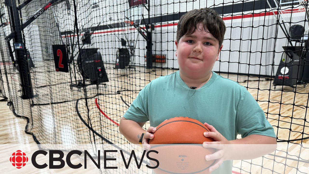 New high-tech basketball training centre opens in Edmonton area - YouTube