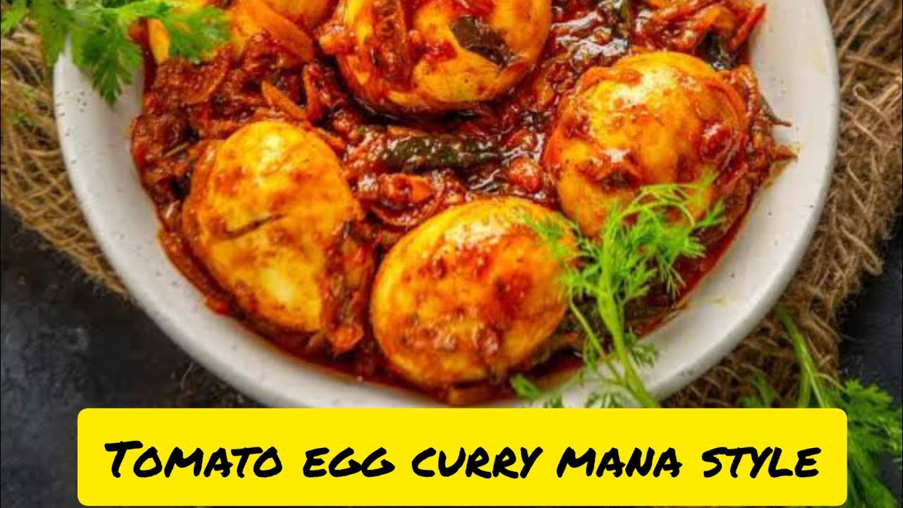 mana style Tamato egg curry..😋 - YouTube