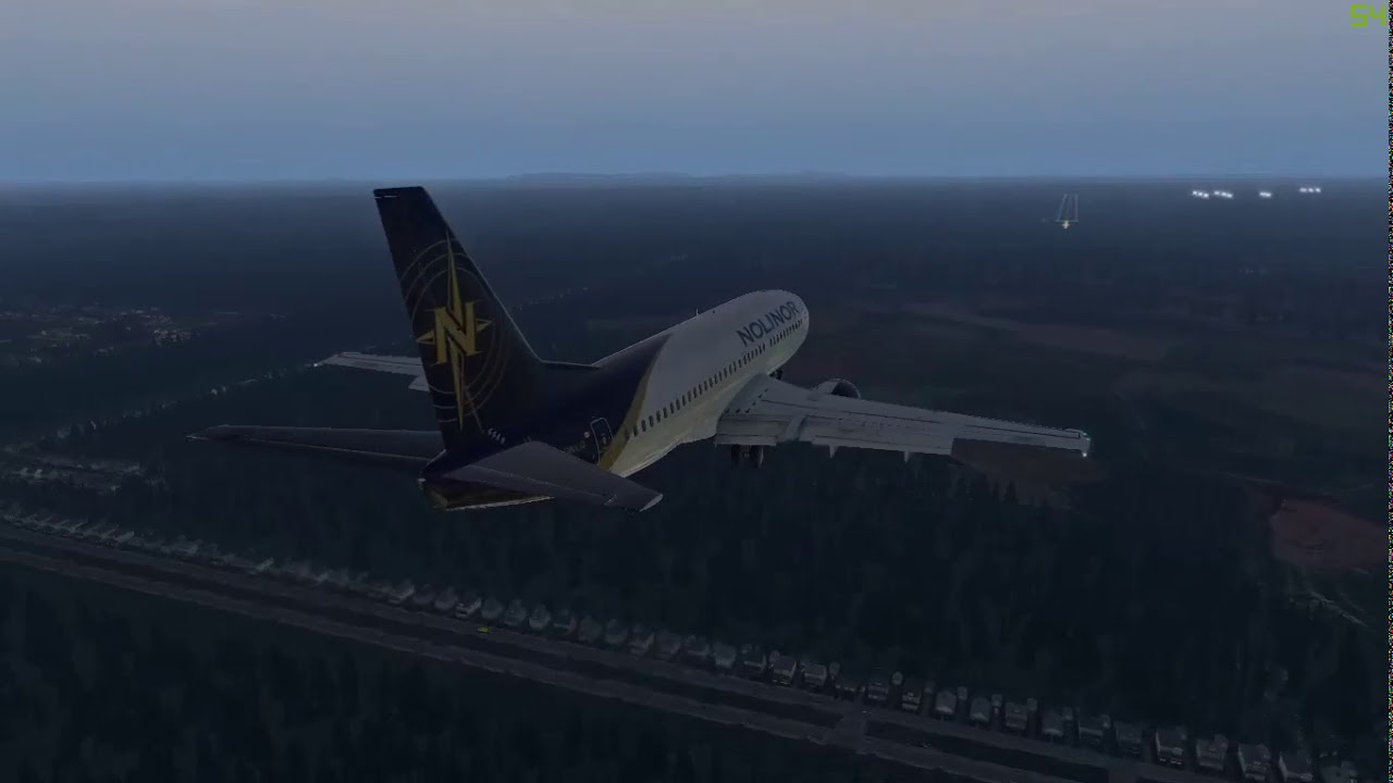 IXEG 737-300 Nolinor Aviation (C-GNLQ) Landing into Montreal Mirabel ...