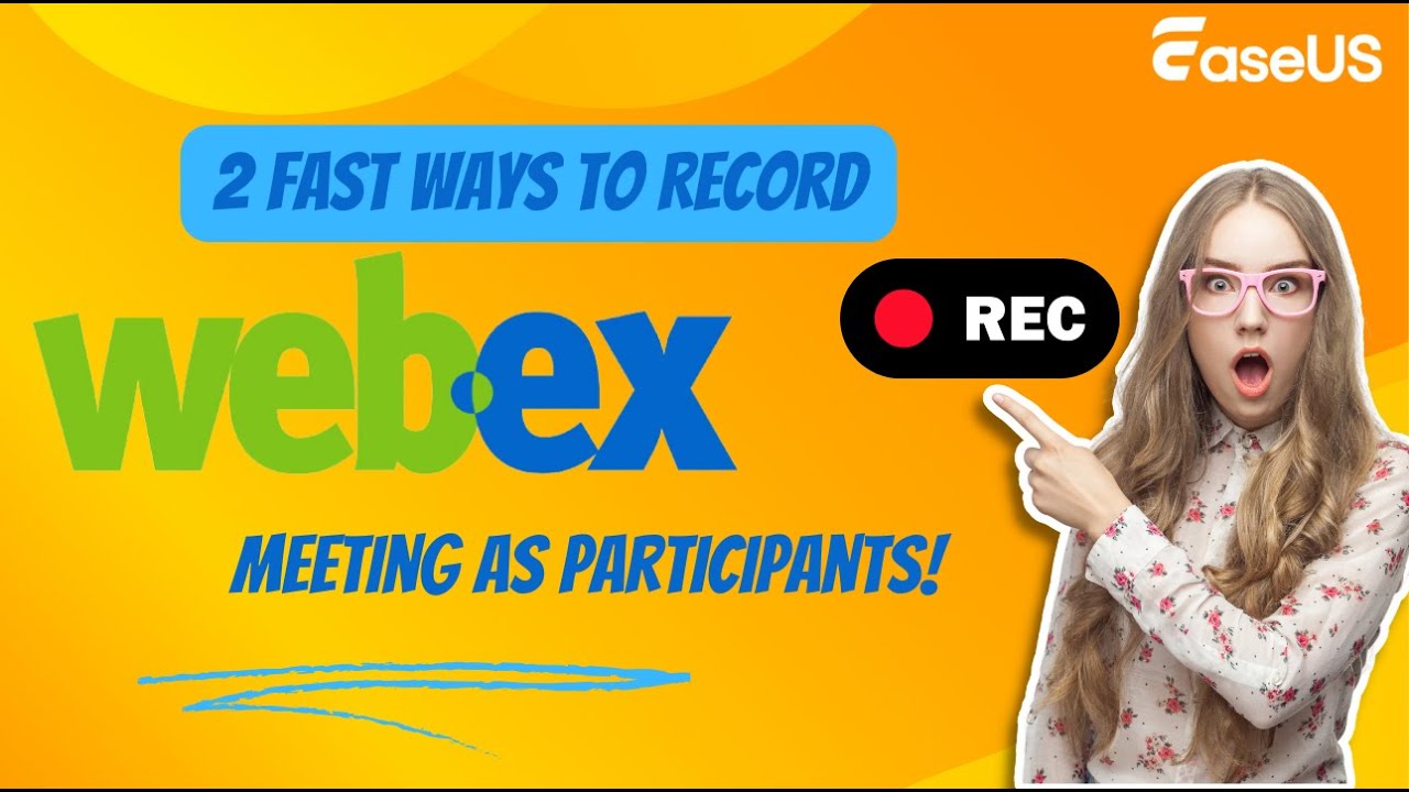 How to Record Webex Meeting As Participants 2024 [With Audio] - YouTube