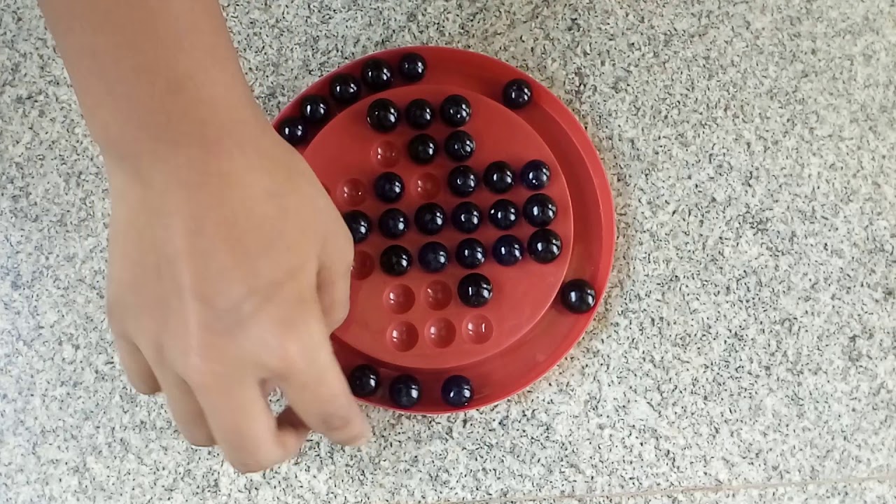 How to play Brainvita or Goli game.... - YouTube