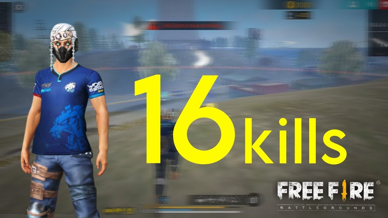 FREEFIRE🔥TROGON+GROZA💪16KILLS🎯 [Solo Vs Squad Full Gameplay] Jidha ...