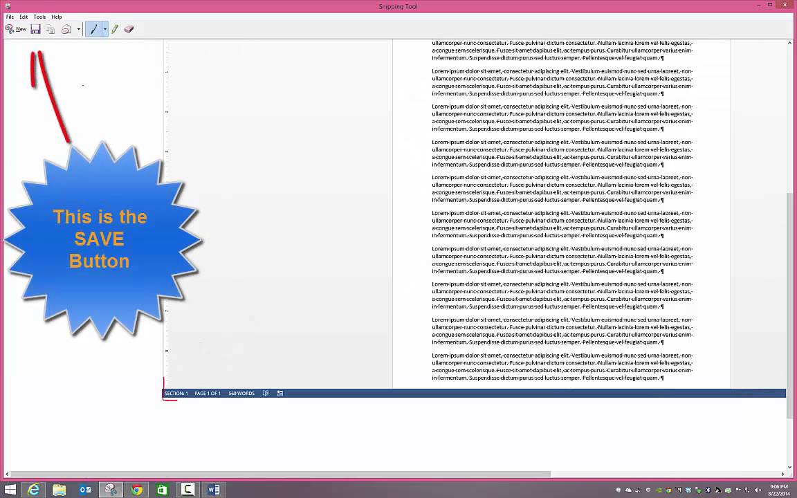 Taking A Snip Of A Word Document YouTube taking-a-snip-of-a-word-document-youtube