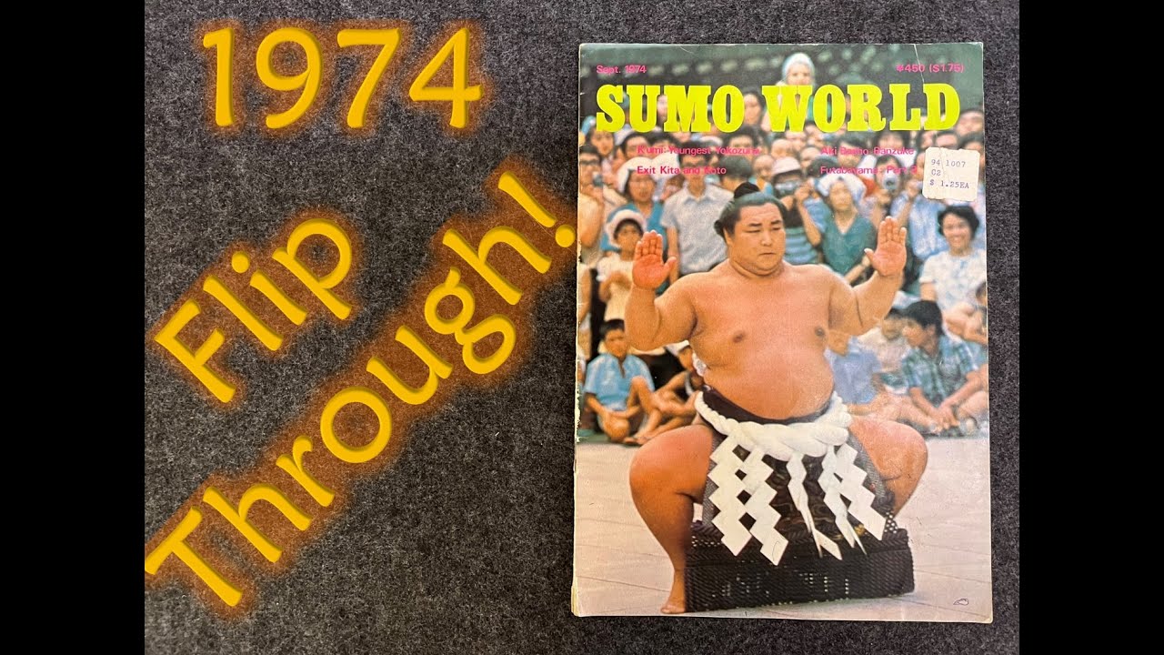 Sept 1974 Sumo World Magazine - New Yokozuna Kitanoumi & Yokozuna ...