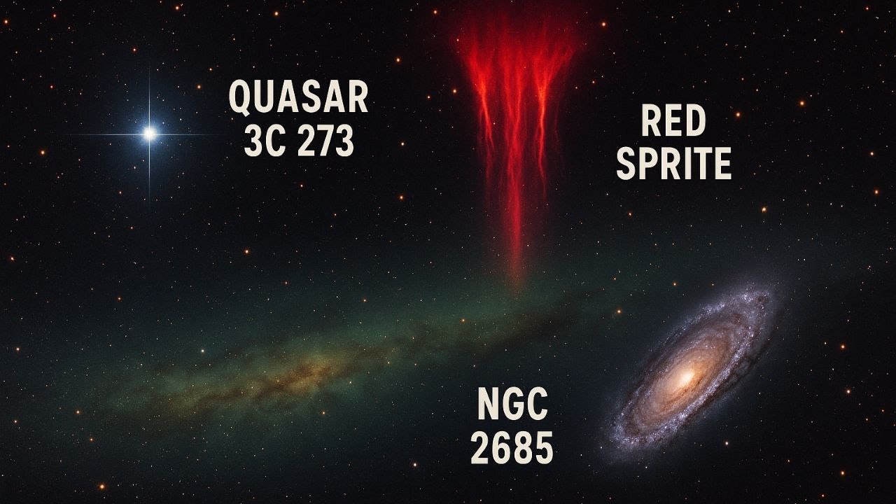 Titanic Lights Across the Cosmos: From Earth’s Red Sprites to the Giant ...