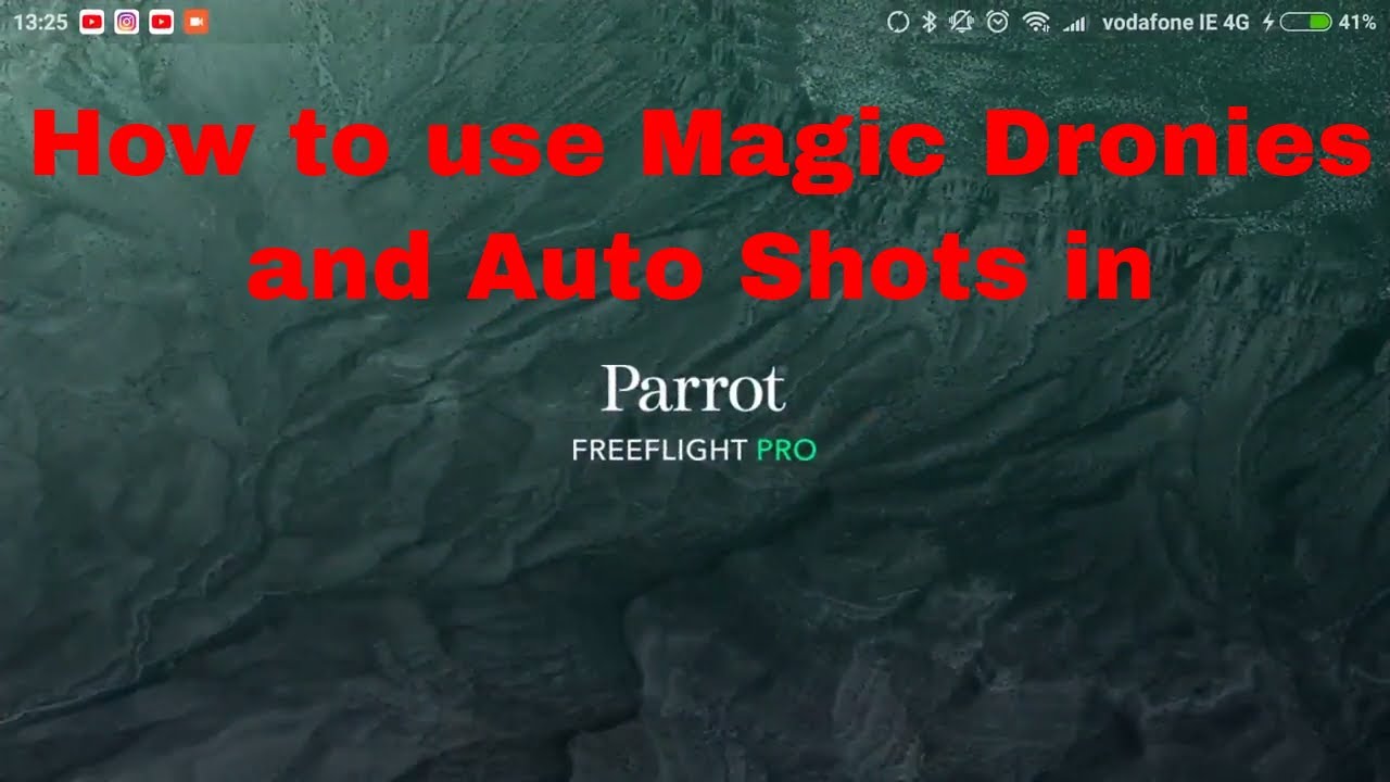 How to use Magic Dronies and Auto Shots in Freeflight Pro 5 - YouTube