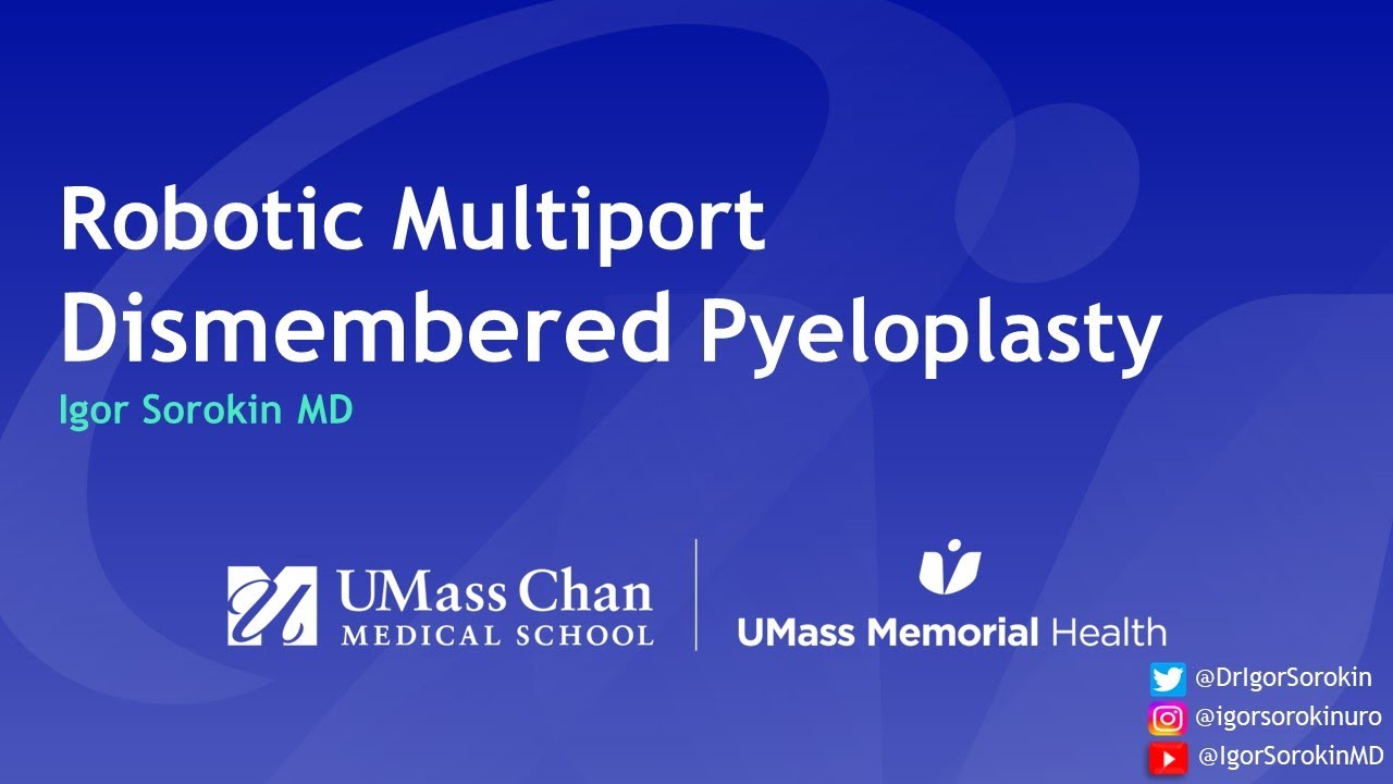 Left Robot Dismembered Pyeloplasty - YouTube