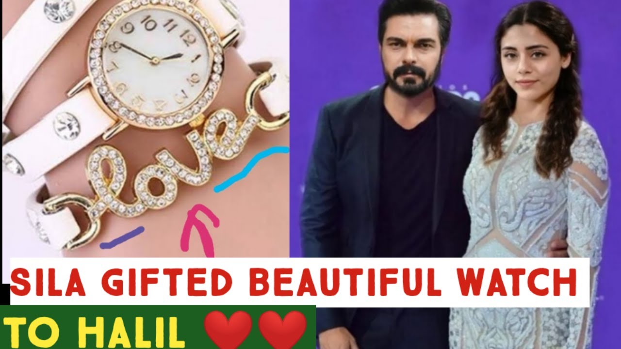 sıla türkoğlu gifted beautiful watch to halil ibrahim ceyhan - YouTube