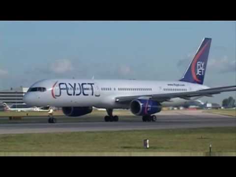 FlyJet Airlines Boeing 757-28A - YouTube
