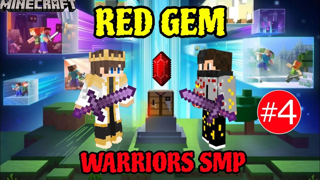 RED GEM IN WARRIORS SMP MINECRAFT EPISODE - 4 😱 - YouTube