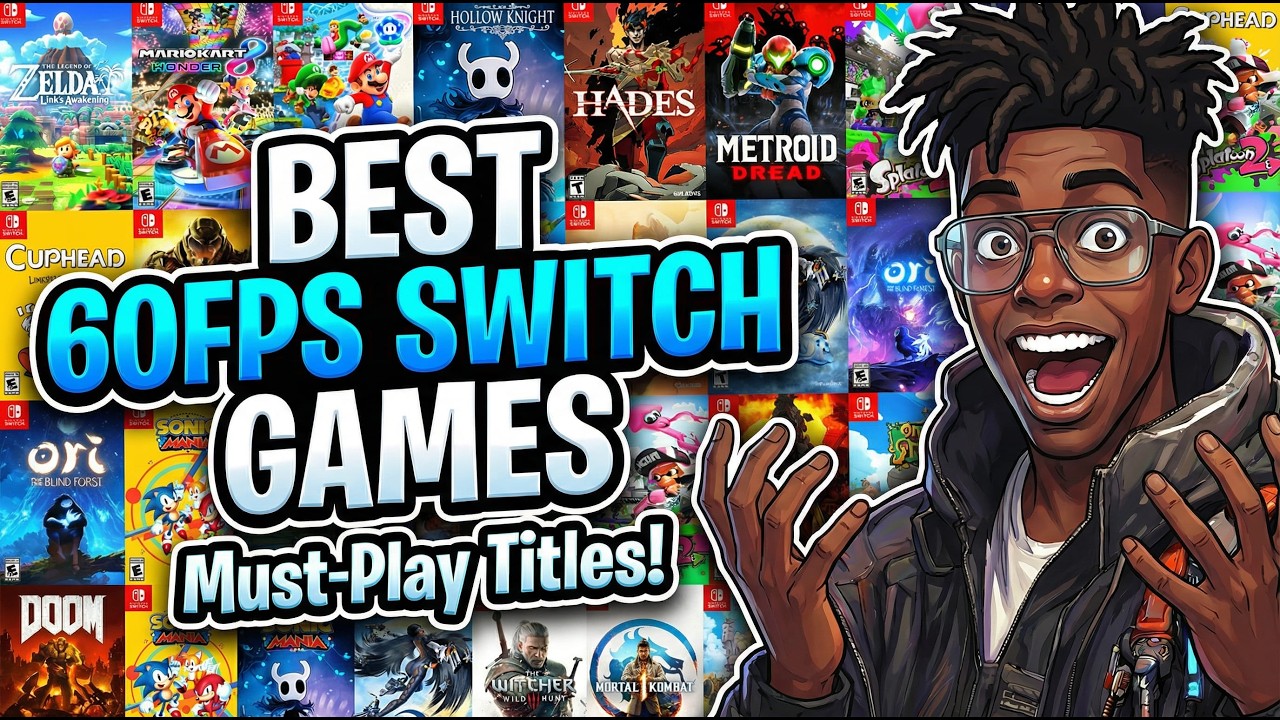 Top 60 Nintendo Switch Games That Run at 60FPS - YouTube