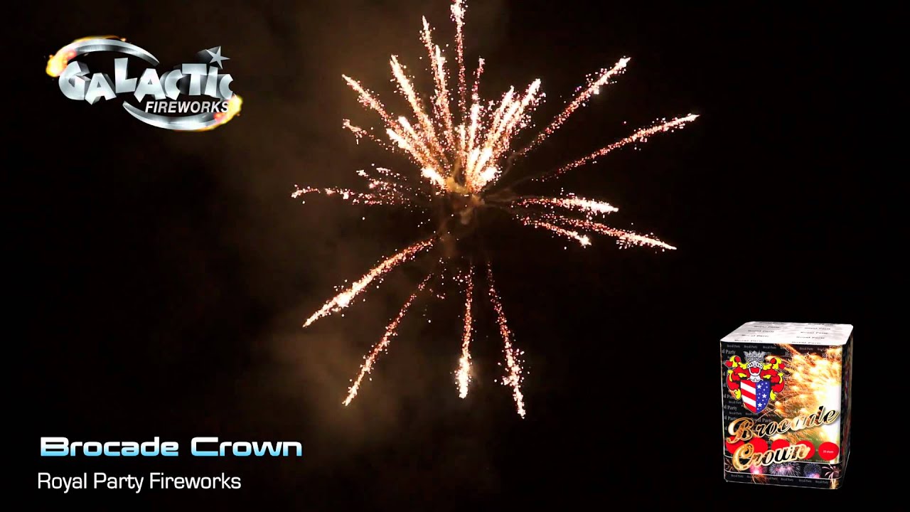 Brocade Crown By Royal Party Fireworks - From Galactic Fireworks - YouTube