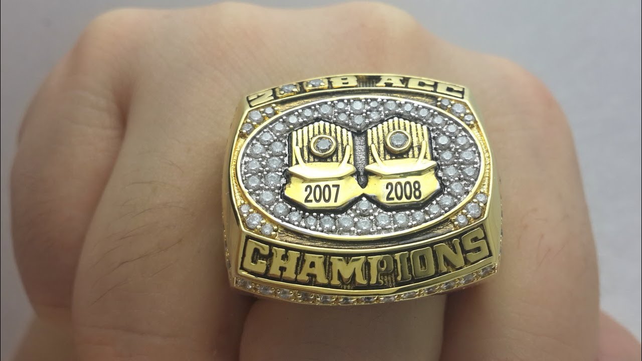 Virginia Tech Hokies Football 2008 ACC Champions Ring Replica. - YouTube