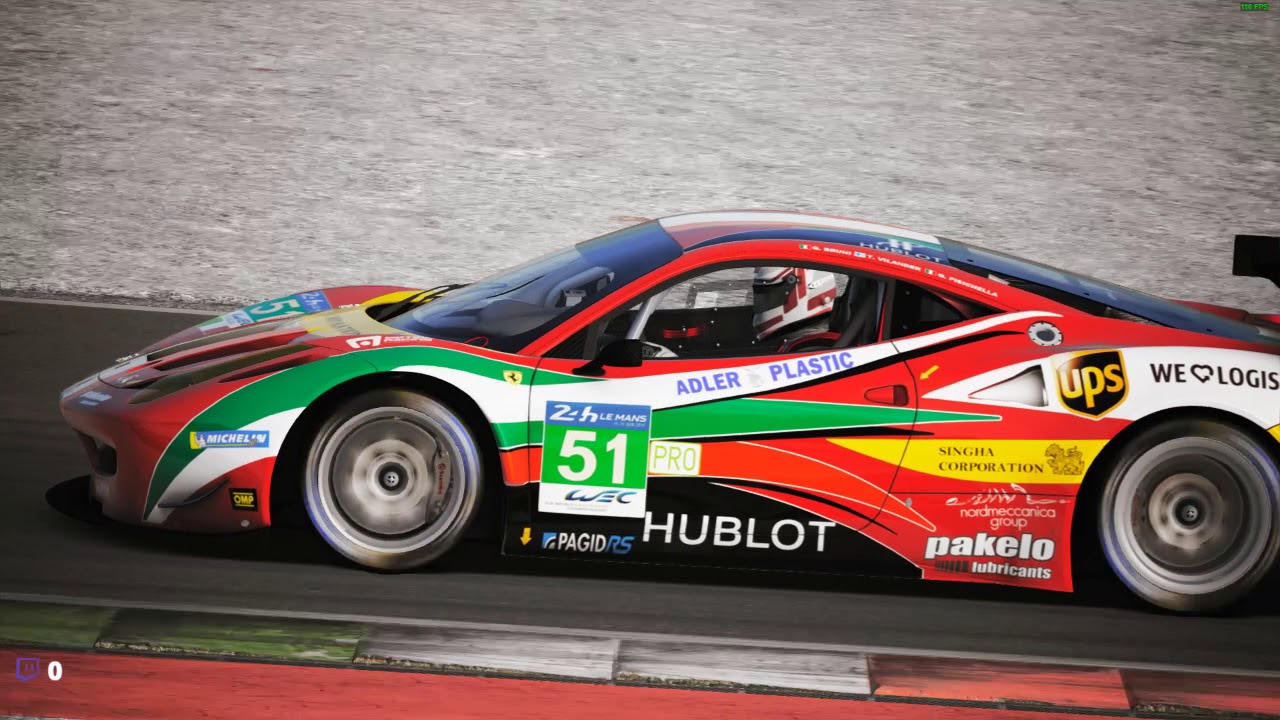 [AC] Ferrari 458 GT2/GTE sound mod outside - YouTube