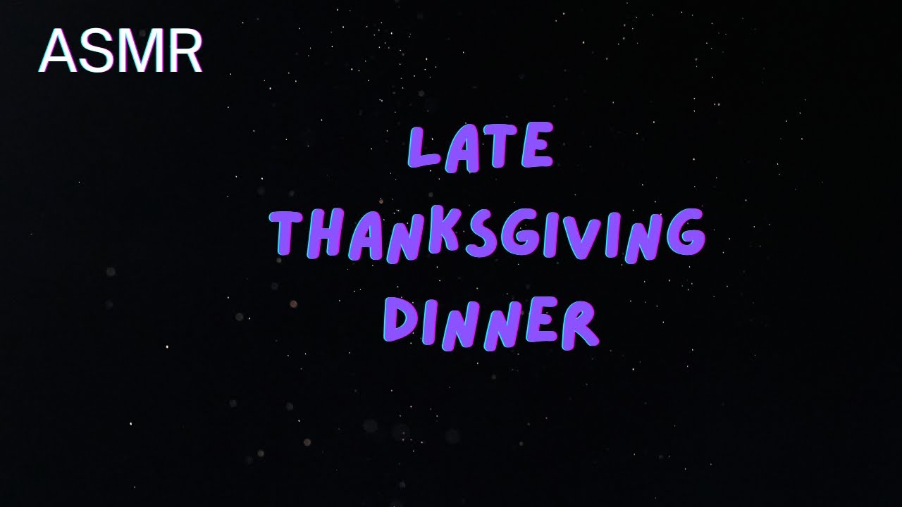 [ASMR] Thanksgiving Dinner With A Close Friend (mfa) - YouTube