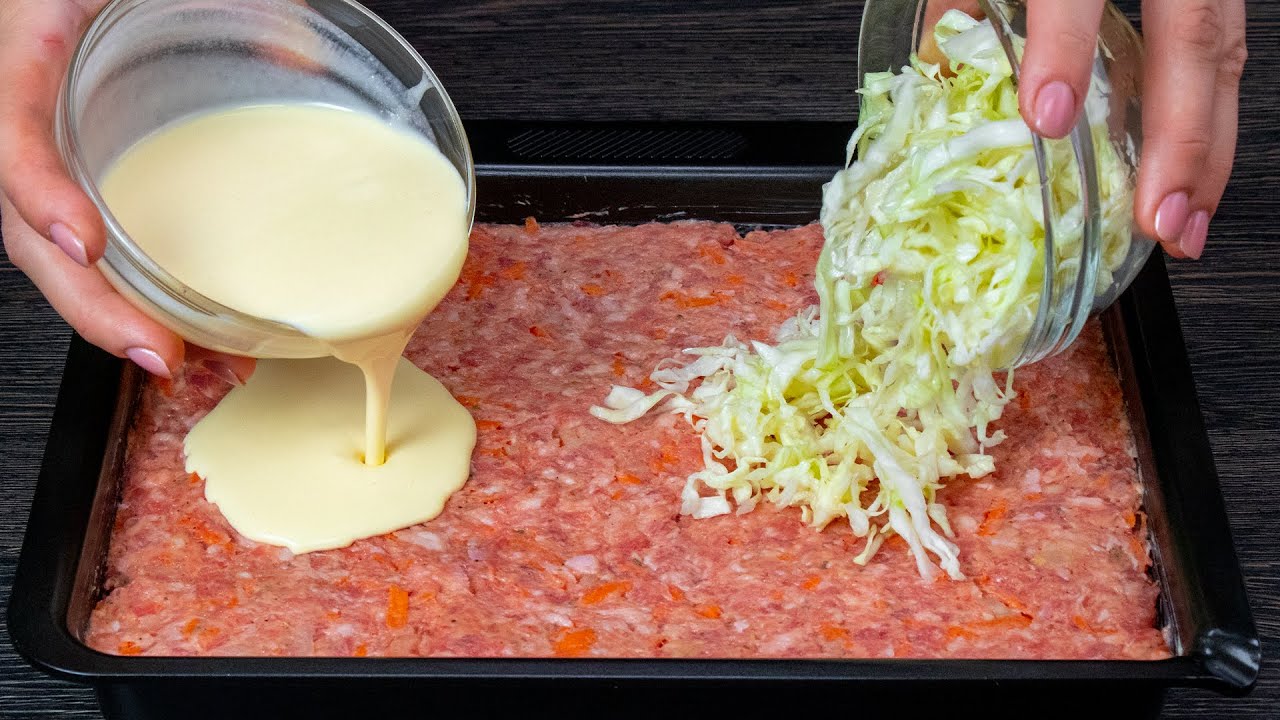 Any housewife should know to cook this delicacy with minced meat ...