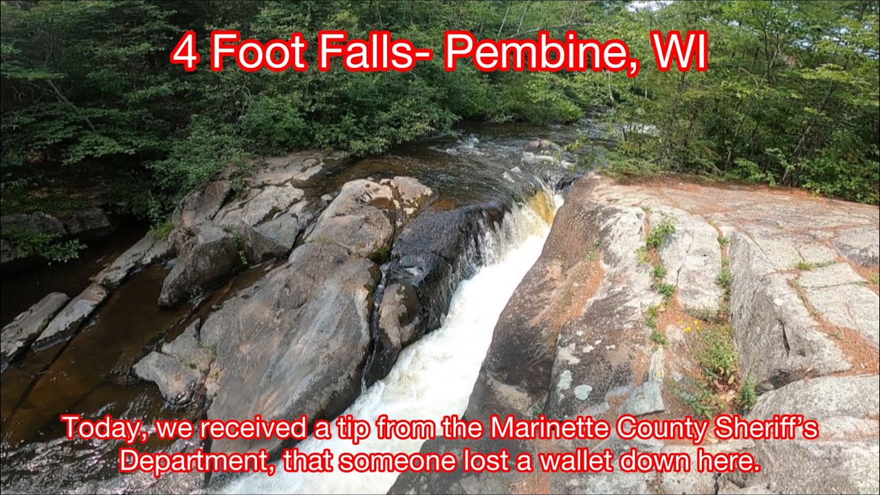 Searching for a lost wallet at 4 Foot Falls. - YouTube