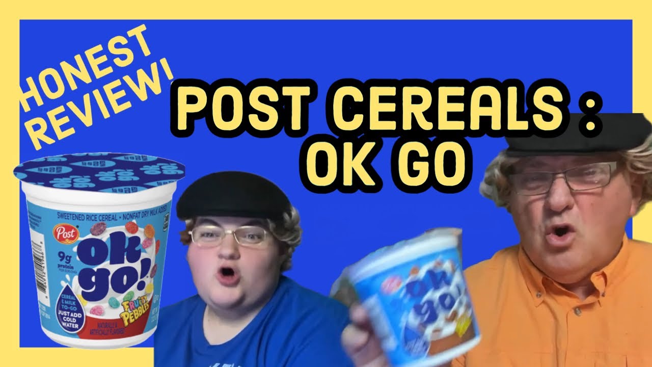 Honest Food Review OK GO Post Cereal Pebbles - YouTube