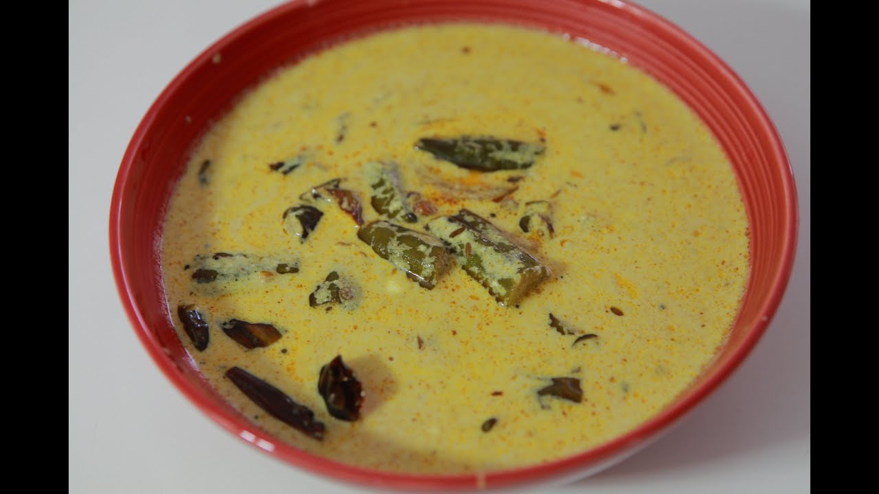 Bendakaya Perugu Charu - Ladies Finger Butter Milk Soup by Telugu Taste ...
