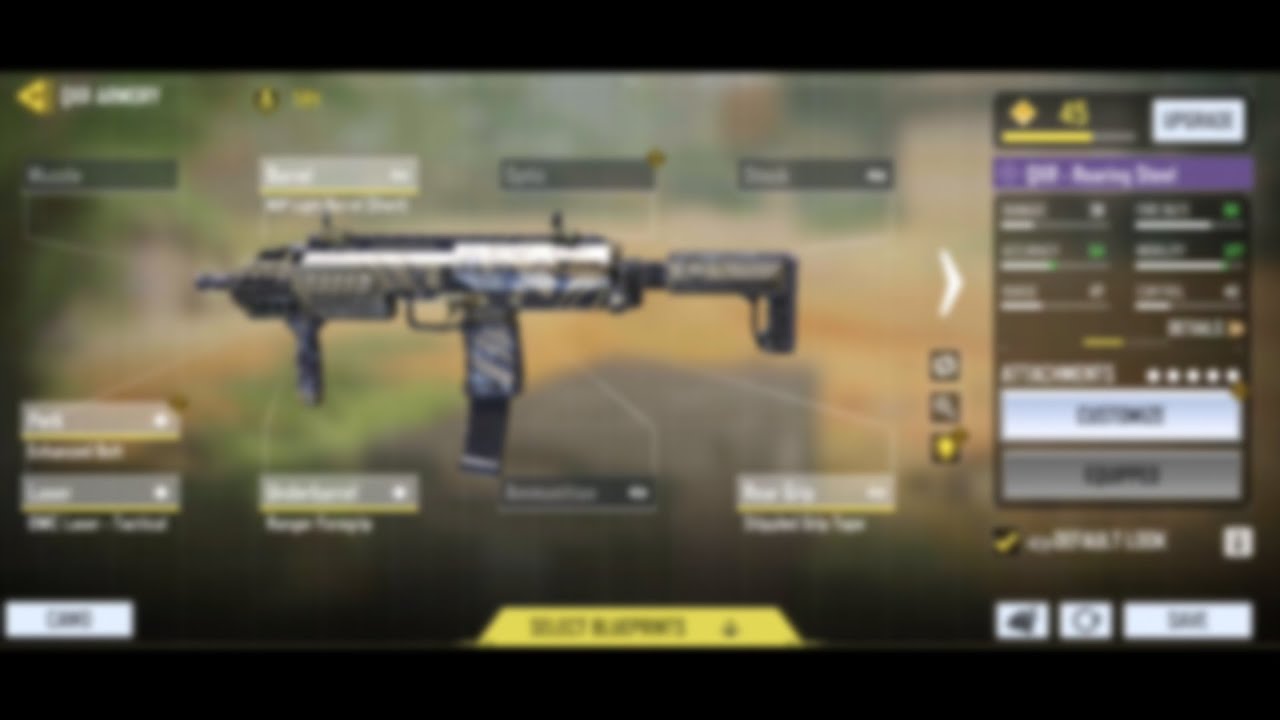 QXR GUNSMITH BUILD| ROARING STEEL| CODM - YouTube