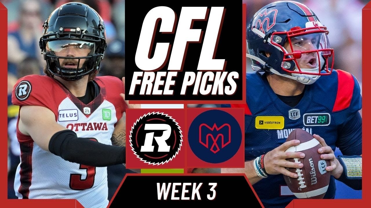 REDBLACKS vs ALOUETTES CFL Picks and Predictions (Week 3) | CFL Free ...