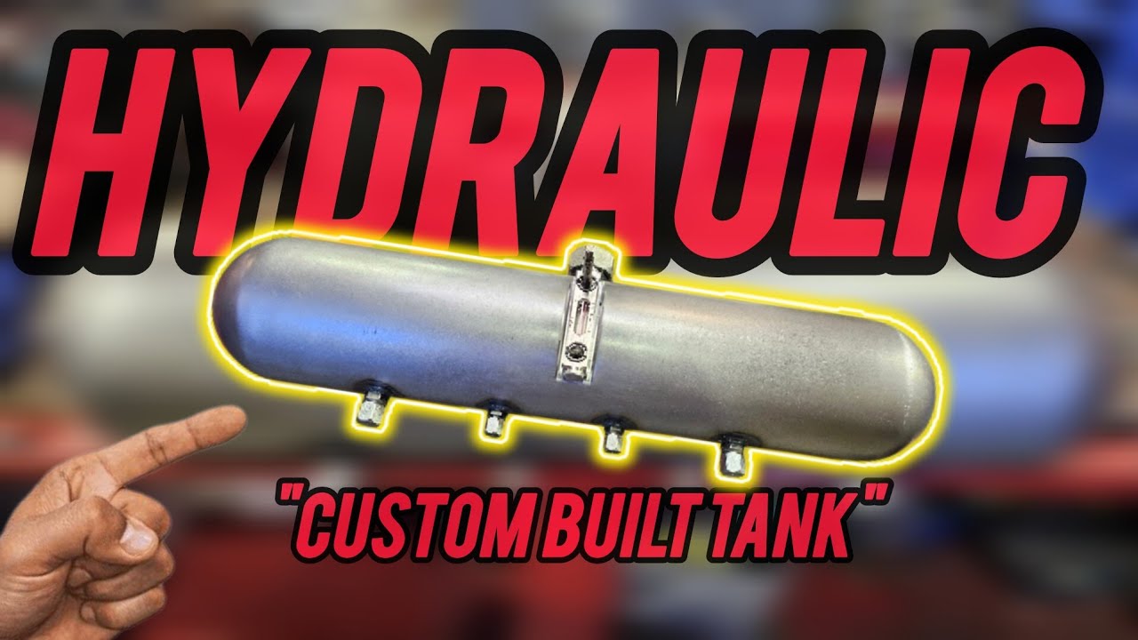 HYDRAULIC gravity fed TANK! build - YouTube