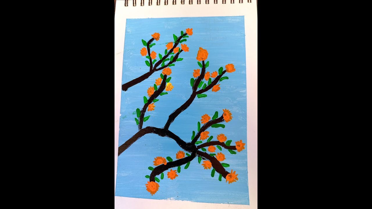 Easy Acrylic painting | Step by Step | Creative Minds-Arts & Crafts ...