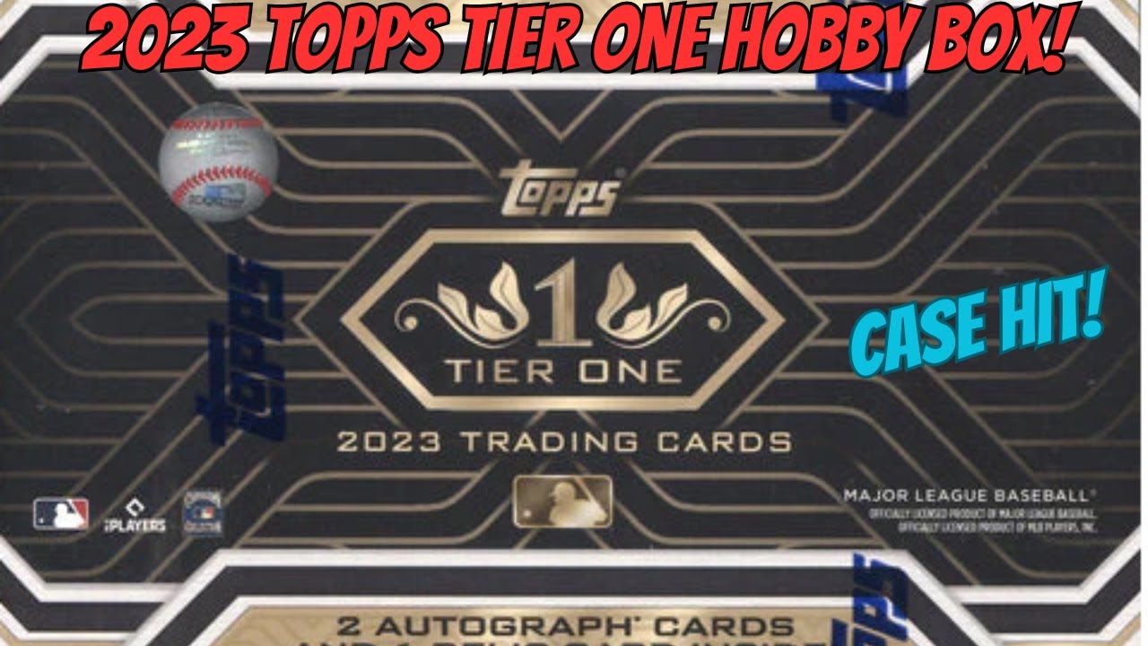 Brand New: 2023 Topps Tier One Hobby Box! CASE HIT!!! - YouTube