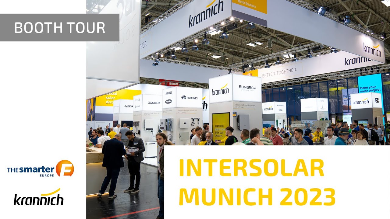 Intersolar 2023 - Krannich Booth Tour - YouTube