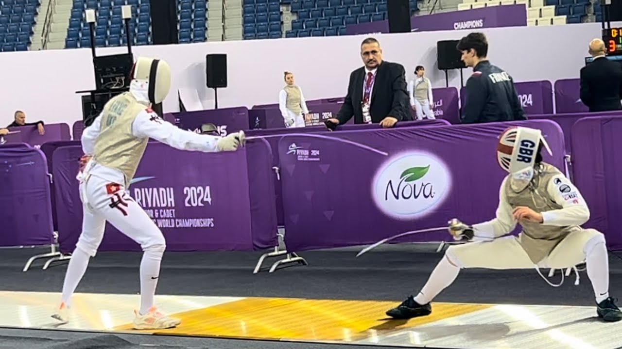 Riyadh Junior World Championships 2024 JMF - L64 - Leung Chin Yu HKG v ...